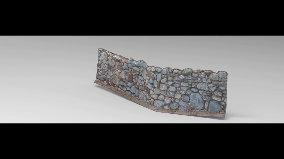 Rock Wall - Game Ready 3D Model - 8K Textures