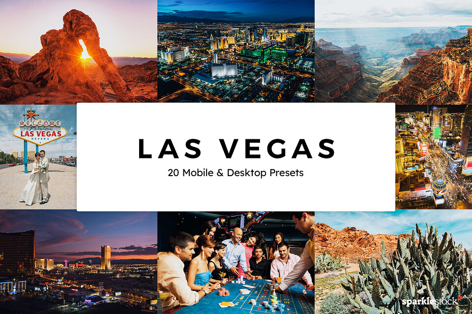 20 Las Vegas Lightroom Presets and LUTs
