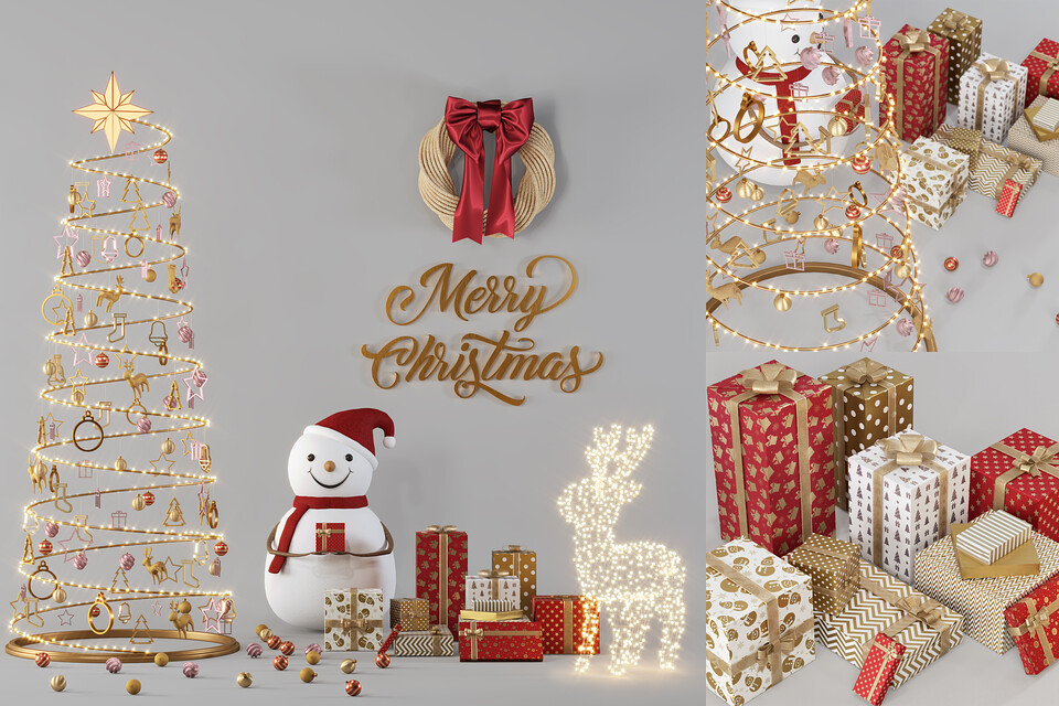 Christmas decorative set 01