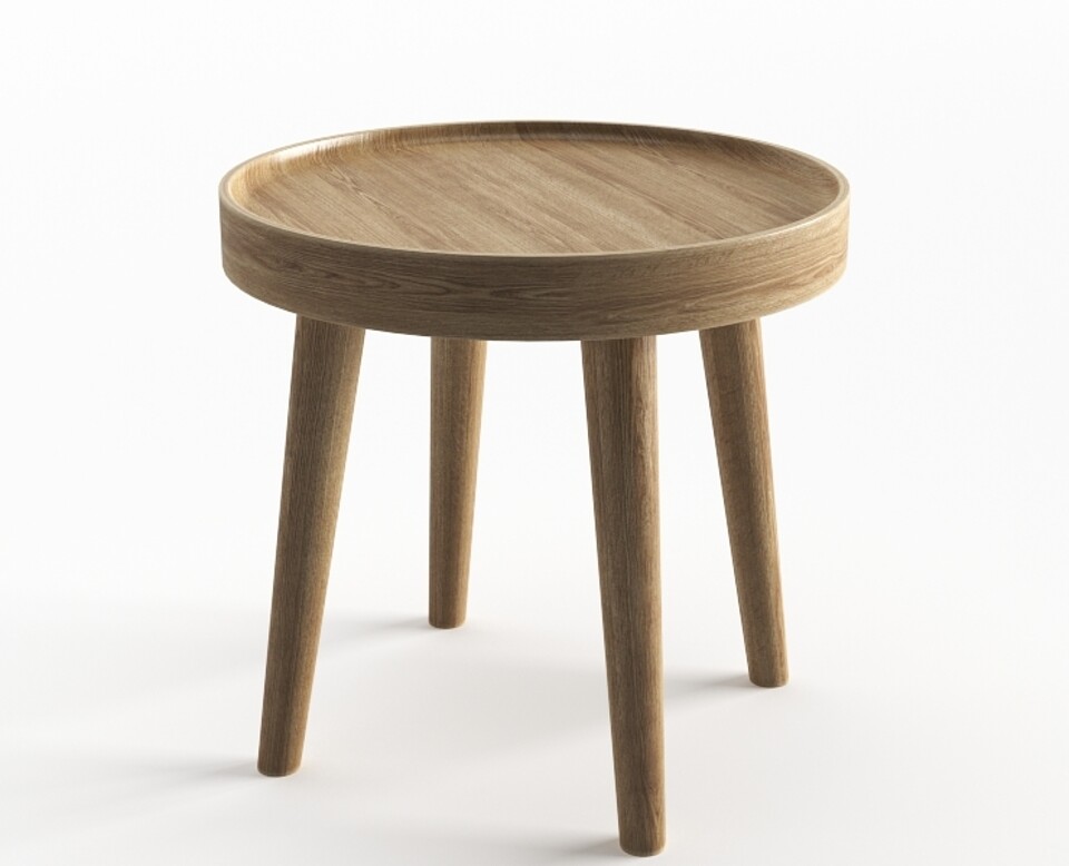 Simple Wood Side Table