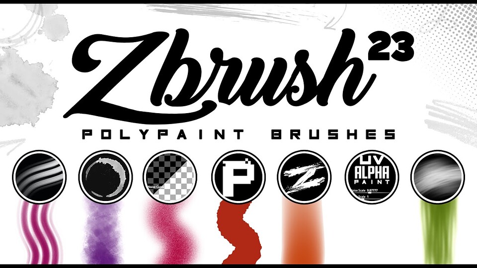 ZBrush Polypaint Brushes II