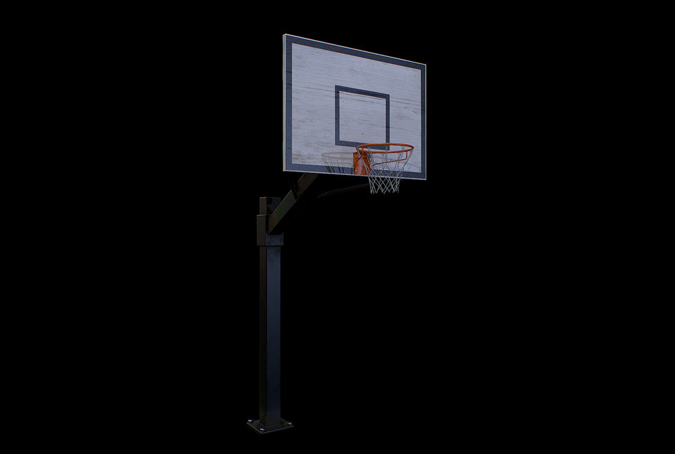 Basketball hoop - Gest Low-poly 3D model