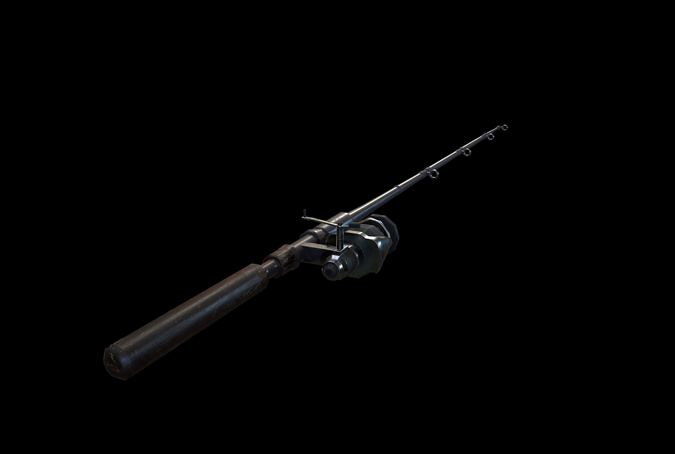 Fishing Rod - Gest Low-poly 3D model