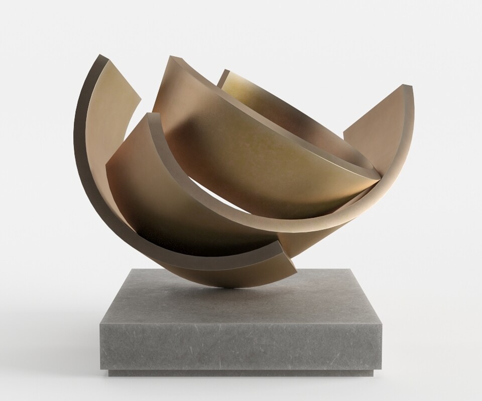 Abstract Copper Art Sculpture 16