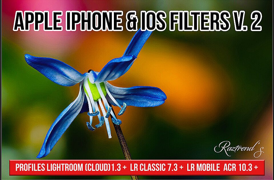 Apple iPhone & iOS Filters profiles Lightroom ACR