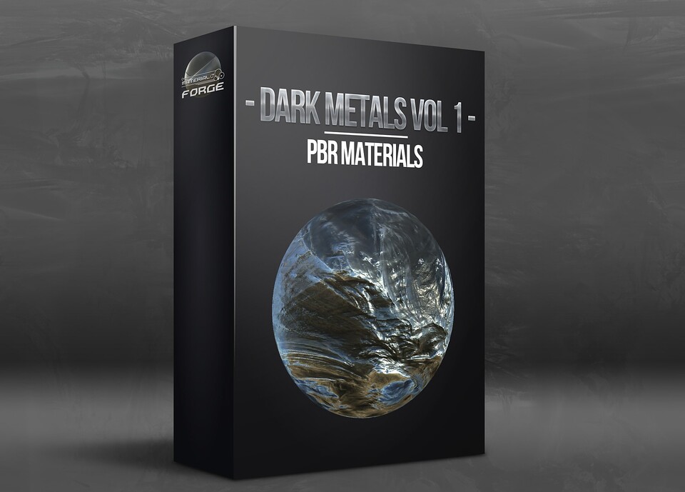 Dark Metals Volume 1 PBR Materials