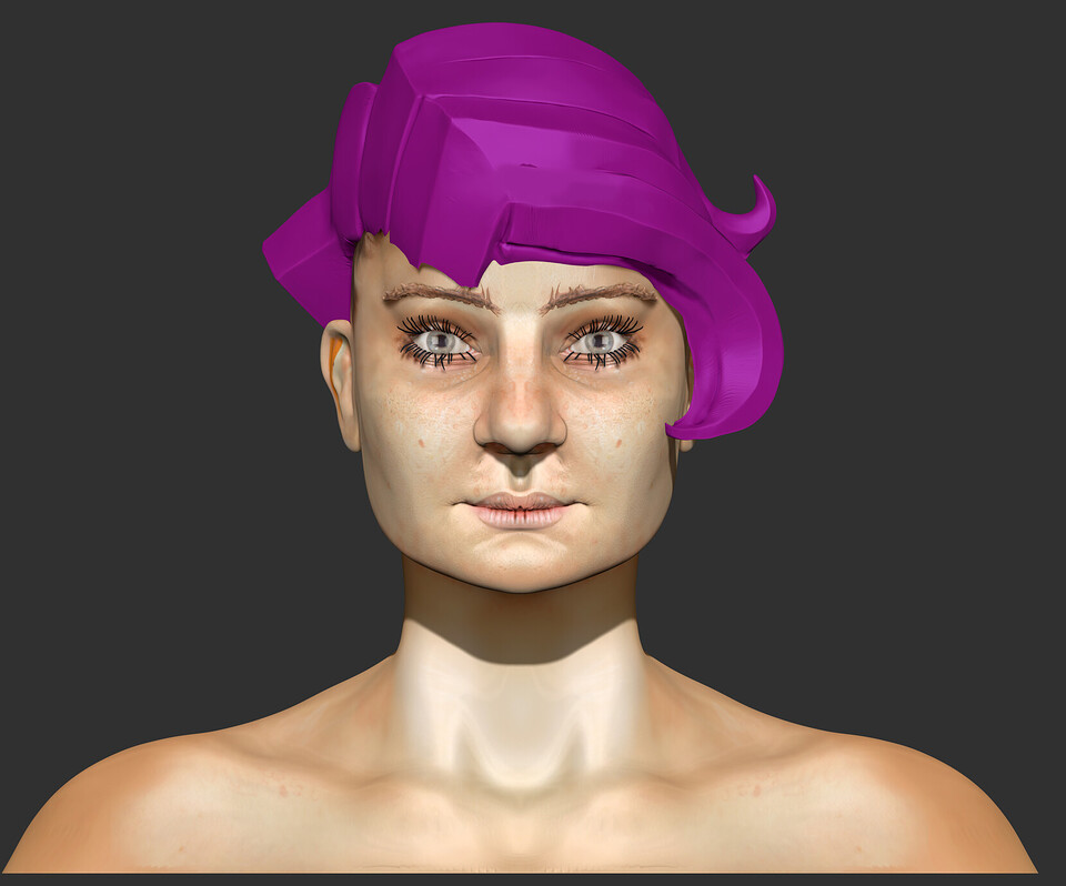 Base Mesh - Female Face