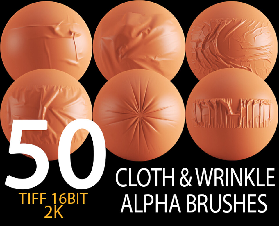 50 cloth and wrinkle alpha bundle