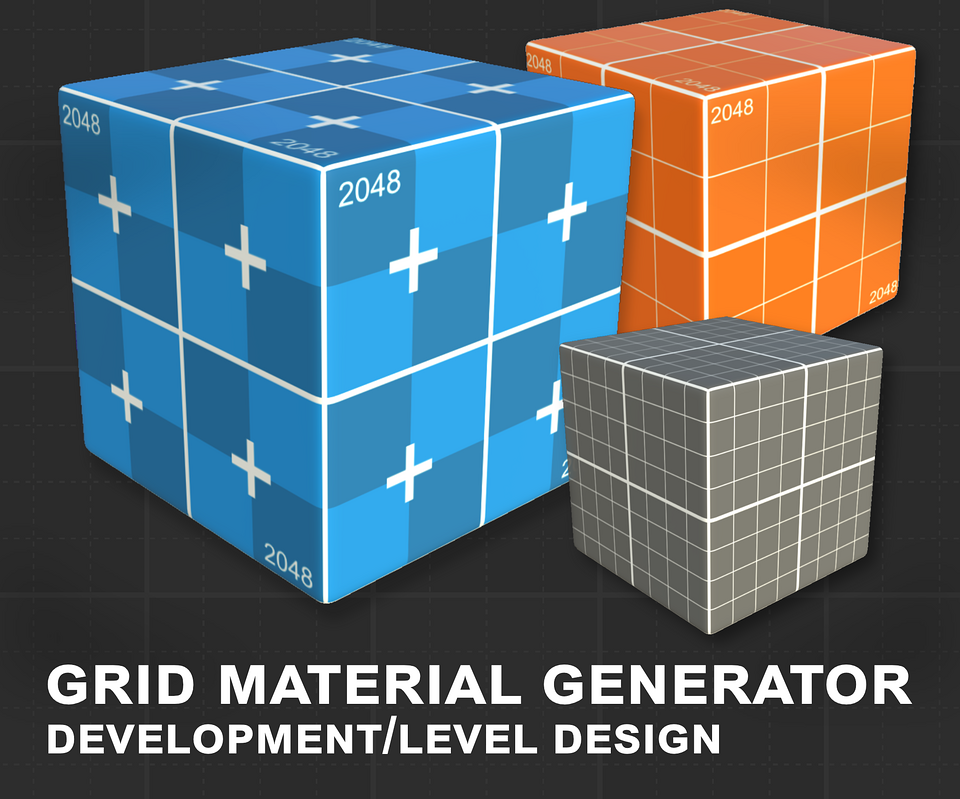 Grid material for development/level design