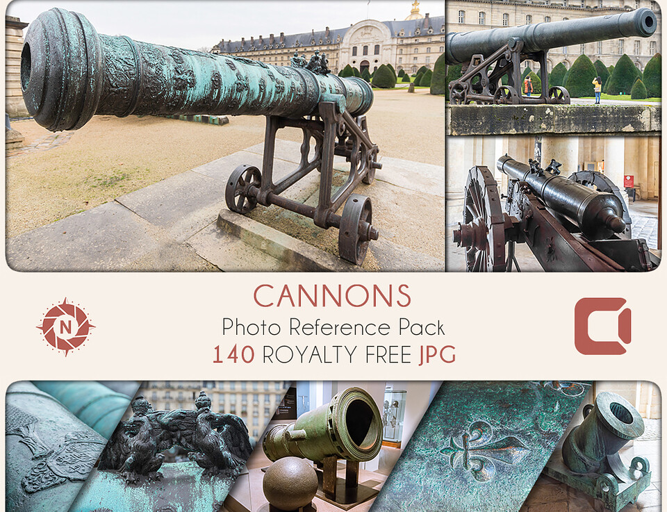 Cannons - Photo Reference Pack