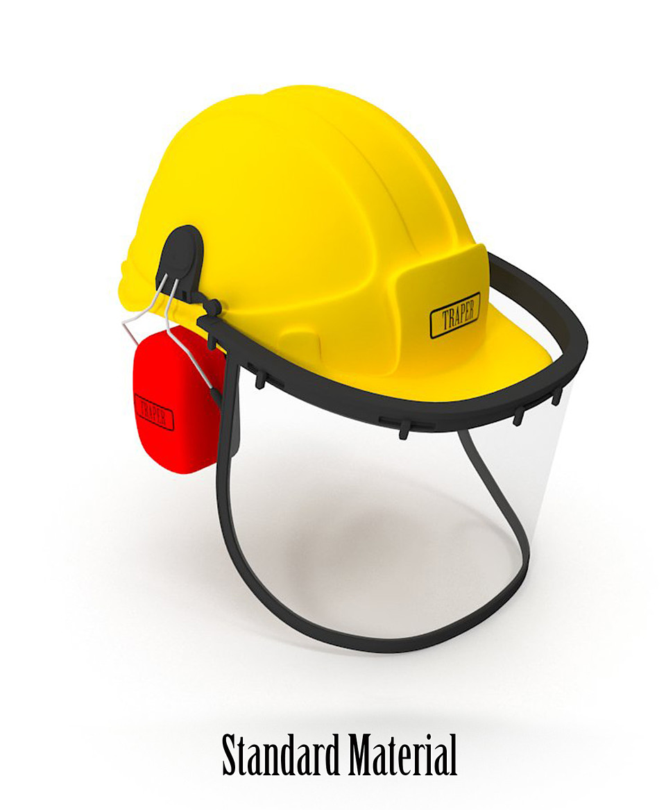 Safety Helmet with Face and Ears Cover