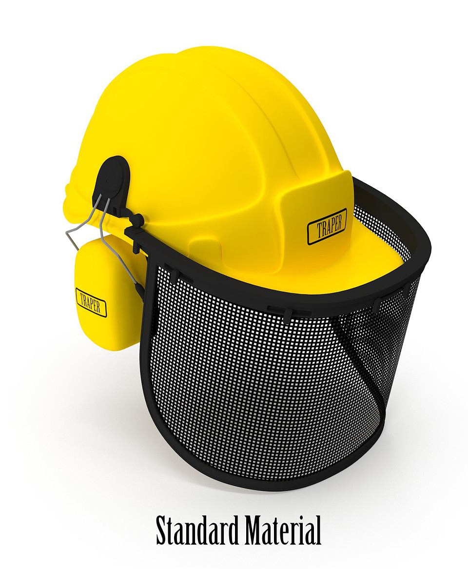 Safety Helmet with Face and Ears Cover