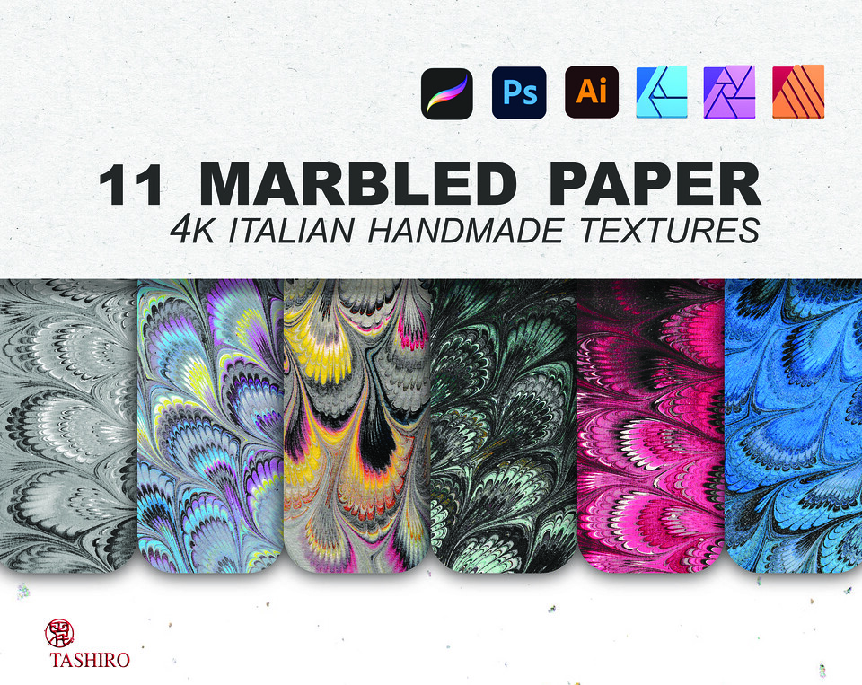 Italian Marbled Paper Textures