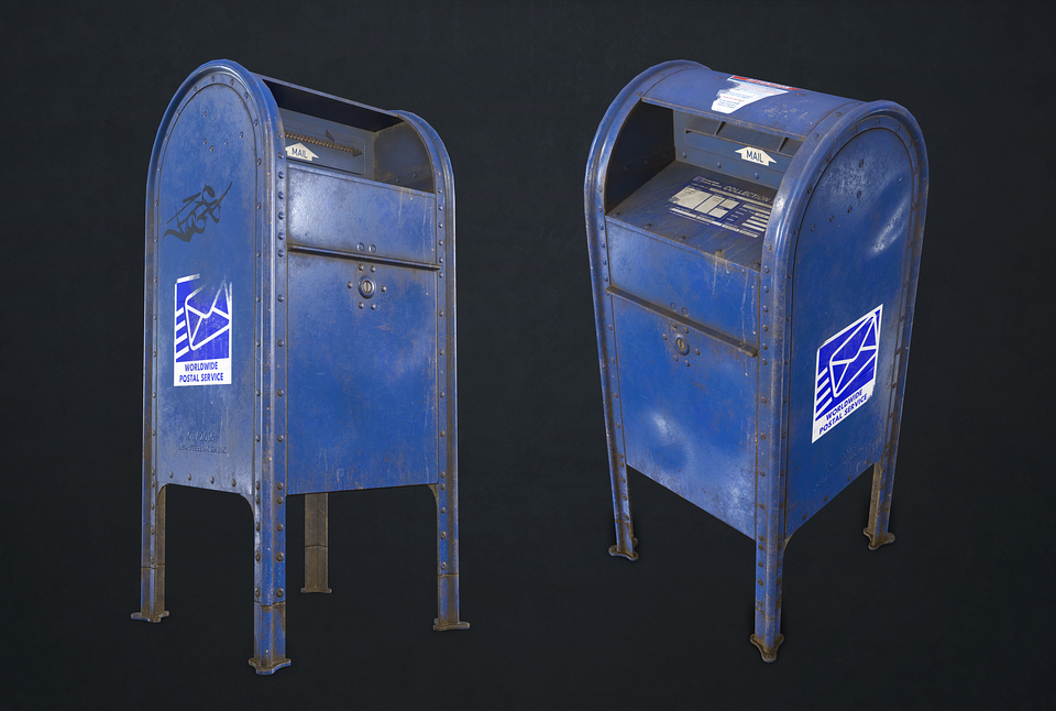 Mailbox - Low Poly