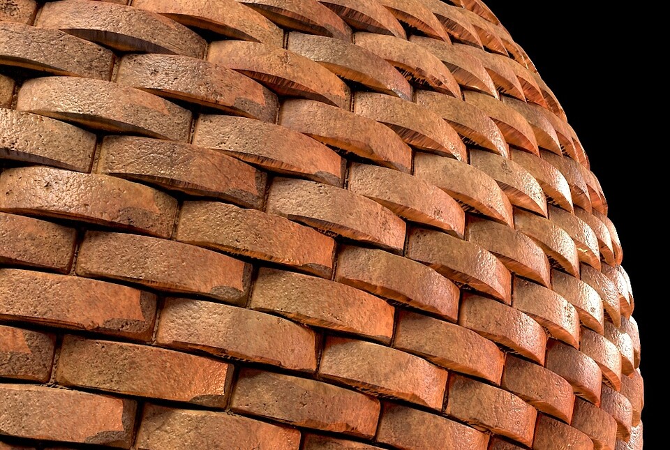 Lattice Brick-05-PBR Material-2K-4K