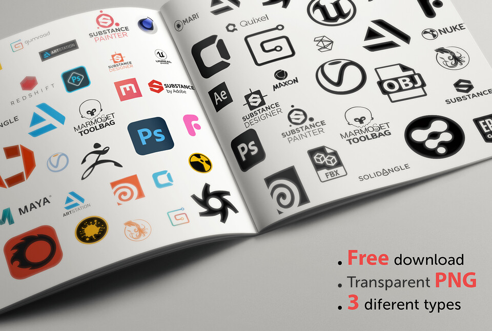 Transparent Logo Pack for Artist