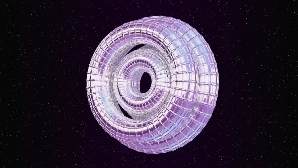 Looped Rings - Abstract Animation