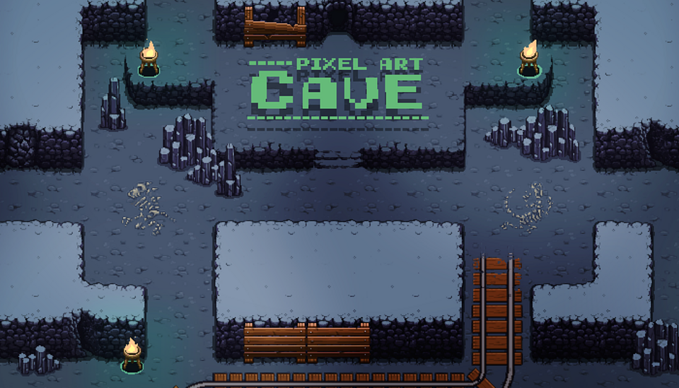 Pixel Art Cave