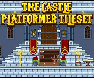 2D Platformer Tileset - Laboratory