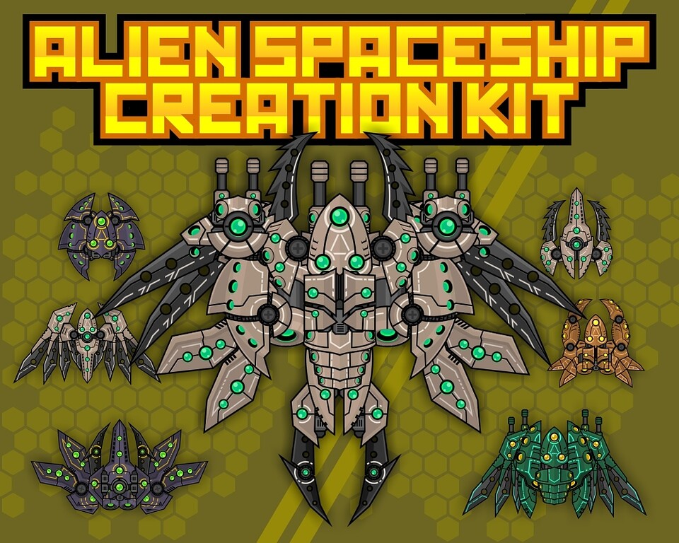 Alien Spaceship Creation Kit