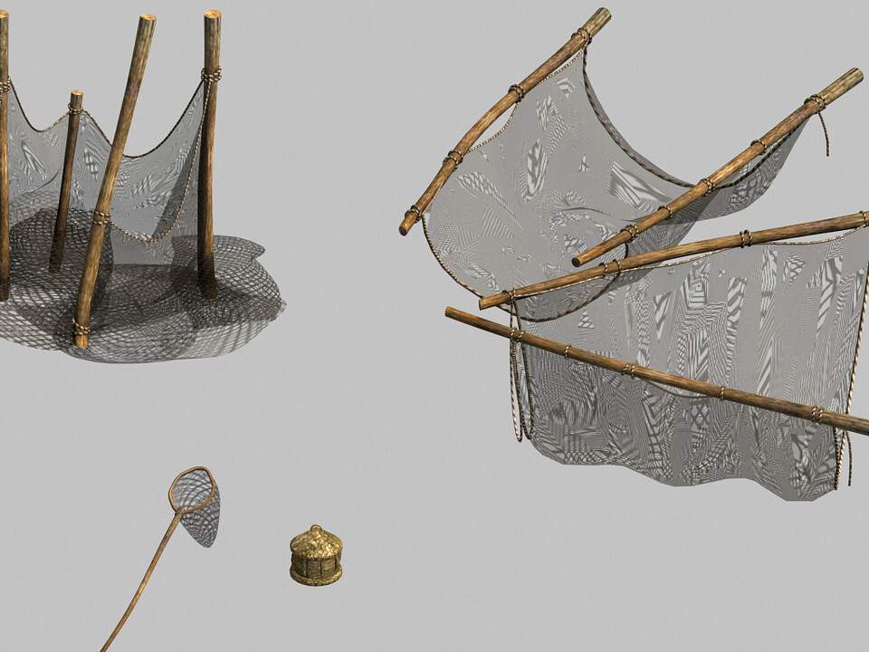 Props-Fisherman-Fishing Net