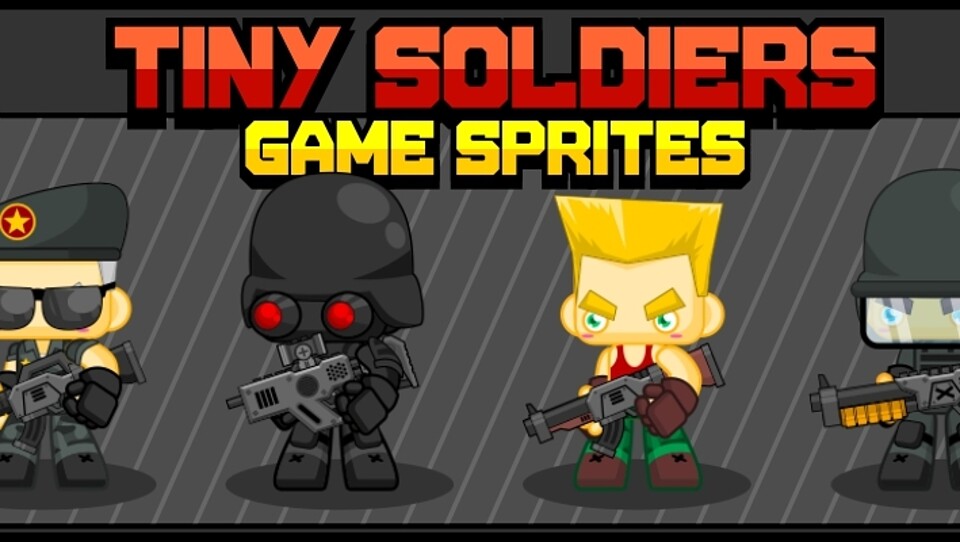 Tiny Soldiers - Game Sprites