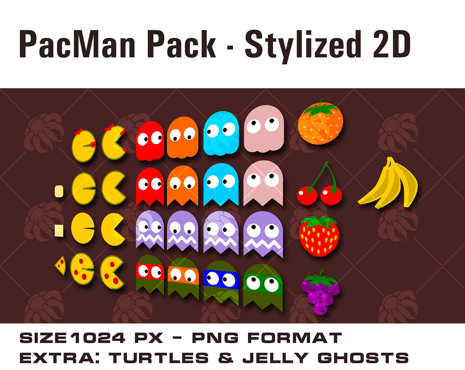 Pac Man - Stylized 2D