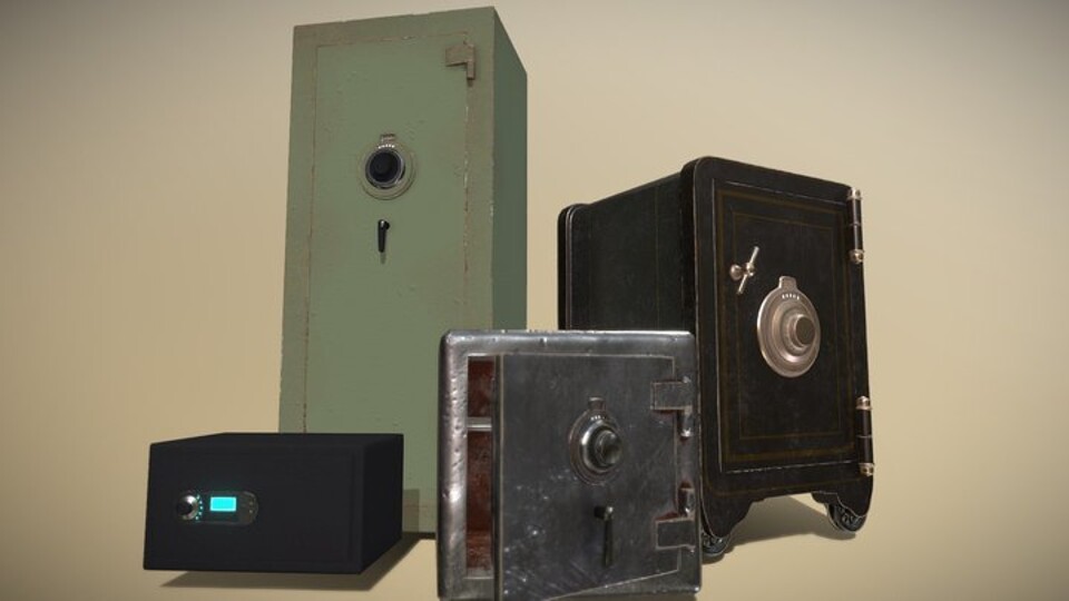 Safes | Models + Unity minigame script Safes | Models + Unity minigame script