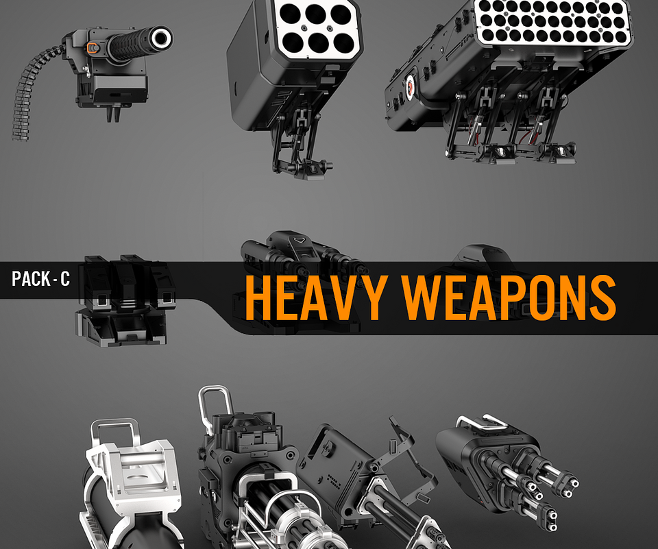 Heavy Weapons - Pack C