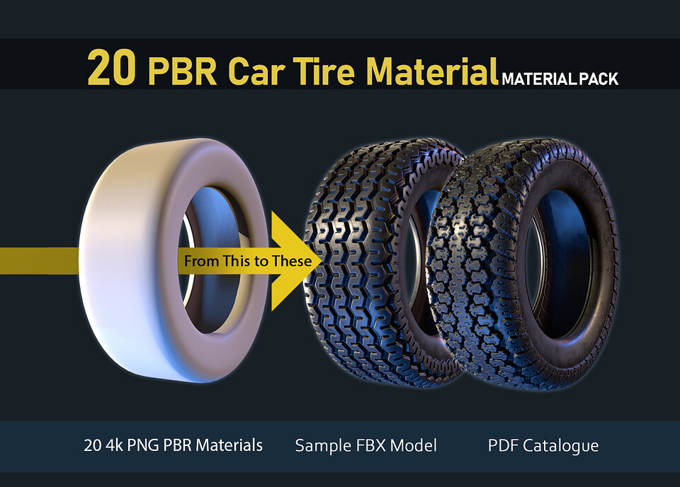 20 PBR Car Tier Material