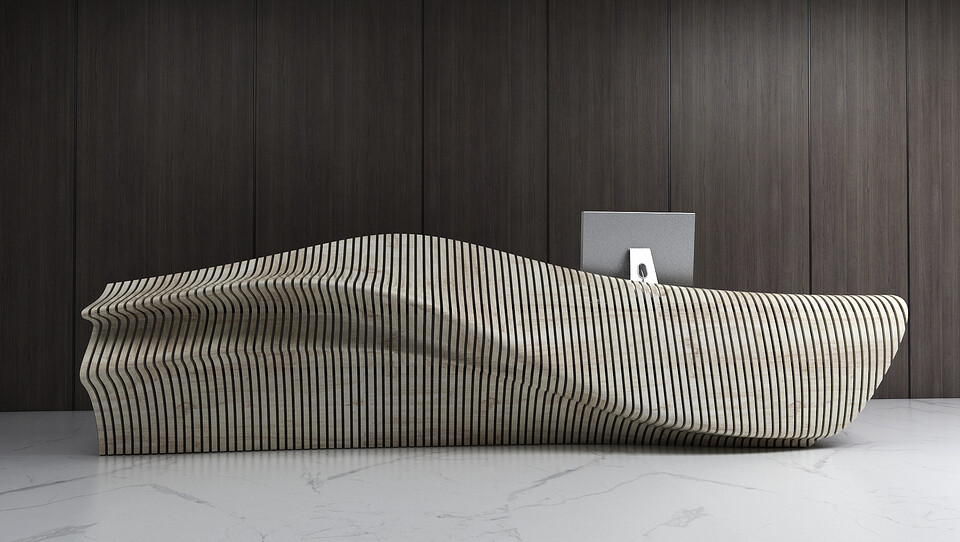 Parametric Reception Desk