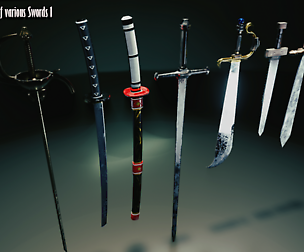 Mix and Match Sword Kit Bash Set
