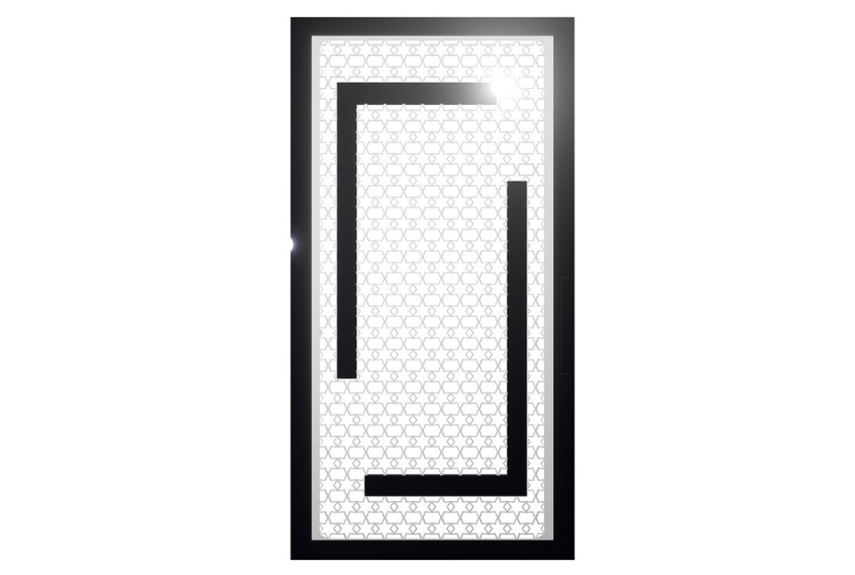 Door Security Screen Star Six Point pattern