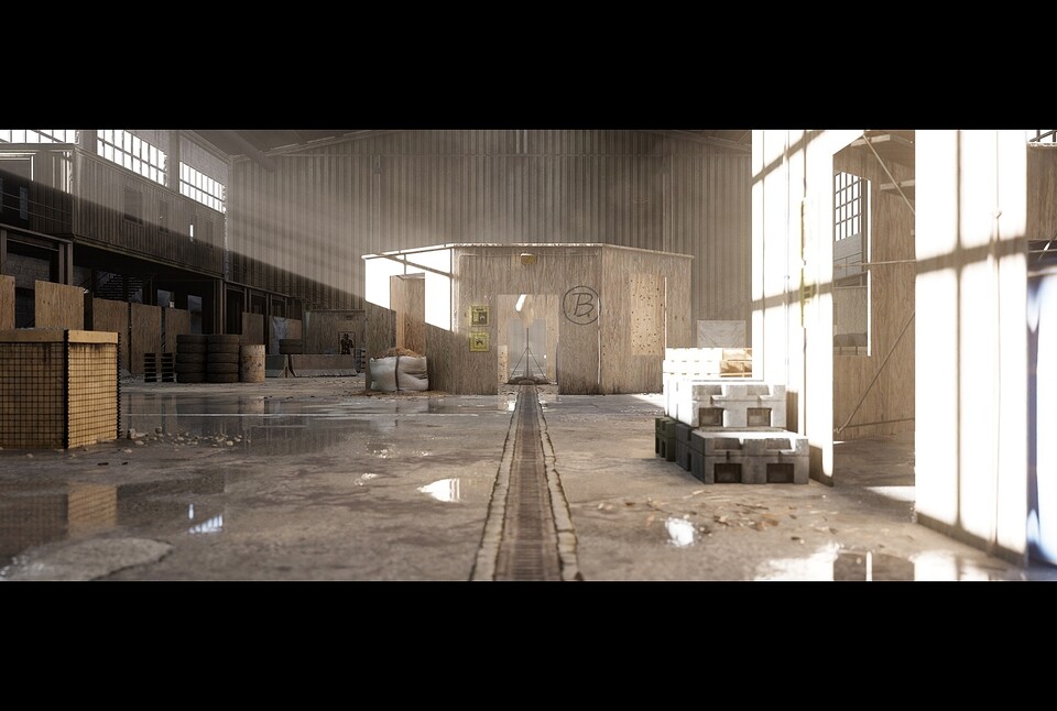 Military Training Warehouse - Unreal Engine 4
