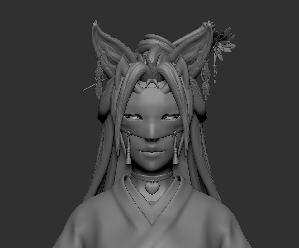 Kitsune - Base Mesh