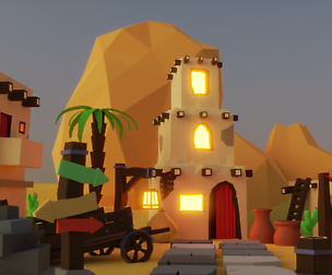 Lowpoly Desert - Starter Kit