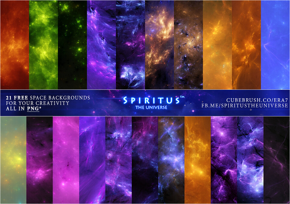 21 FREE SPACE BACKGROUNDS - PACK 134