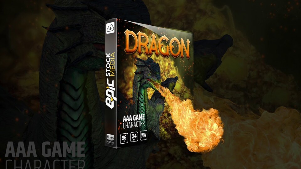 AAA Game Character Dragon