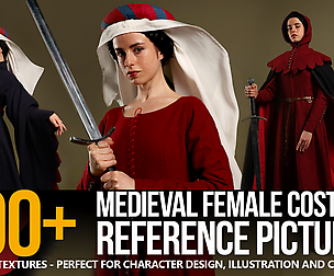 Medieval Costumes - photo reference pack