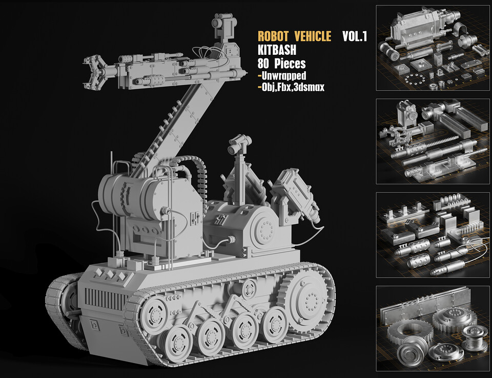Robot vehicle kitbash