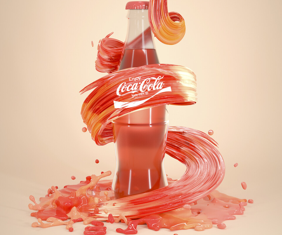 Coke modeling and rendering