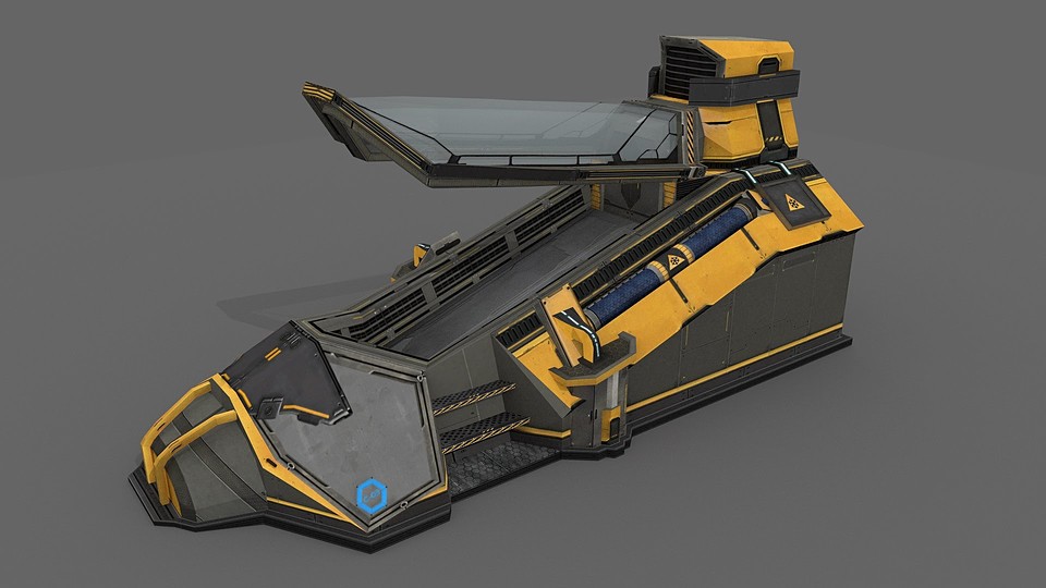 3D Sci-Fi Cryo Pod (Animated)