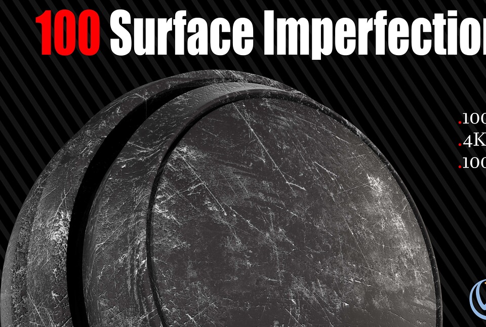 100 Surface Imperfection-4k Tileable _Vol 1