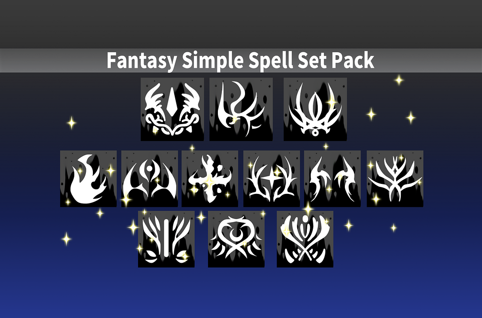 Fantasy Simple Spell Set Pack