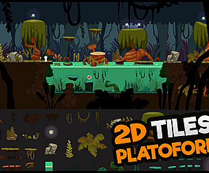2D Platformer Tileset - Laboratory