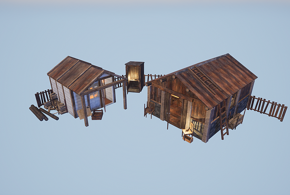 Modular Huts Asset