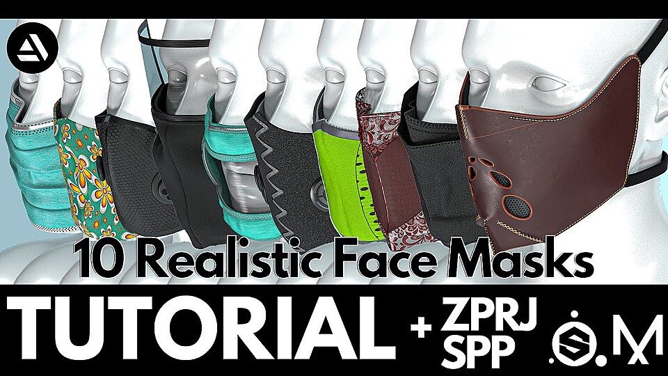 10 Realistic face mask tutorial