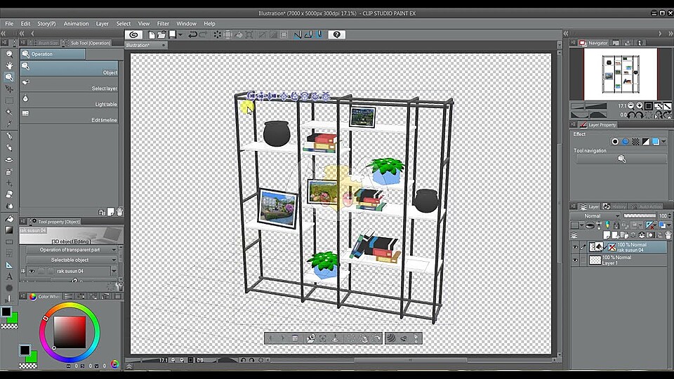 3D Material Clip Studio Paint Cupboard 04 3d-material-clip-studio-paint-cupboard-04
