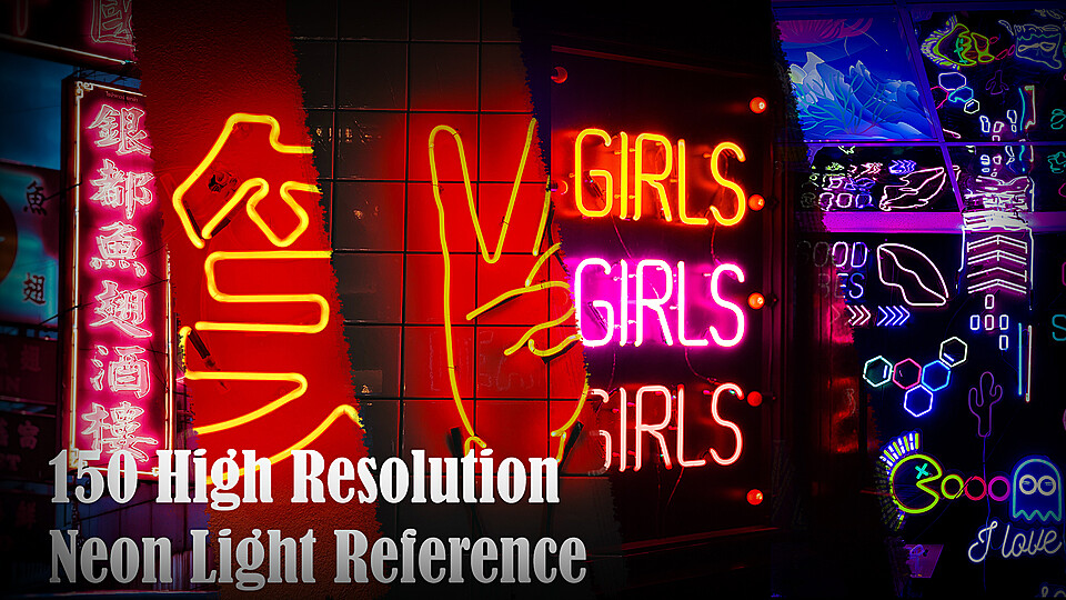 150 High Resolution Neon Light Reference