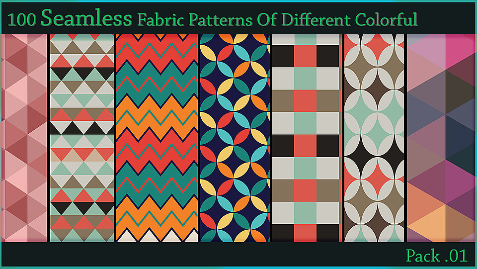 100 Seamless Fabric Patterns